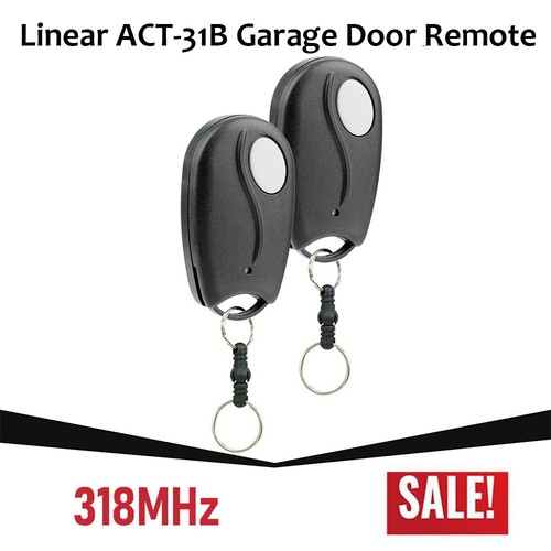 1/2 Remote for Linear Megacode MCT-3 DNT00089 ACT-31B Garage Door ...