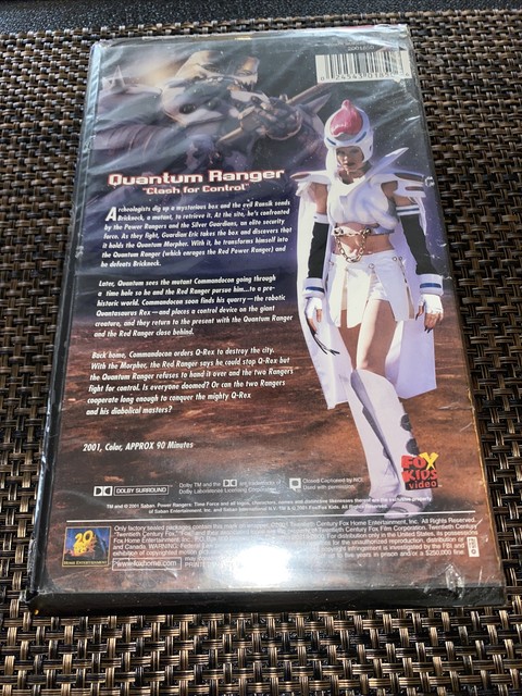 Power Rangers Time Force: Quantum Ranger - Clash for Control (VHS, 2001 ...