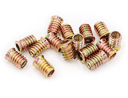 50pcs 5/16×20mm Threaded Inserts Nuts, Hex Socket Drive Furniture ...