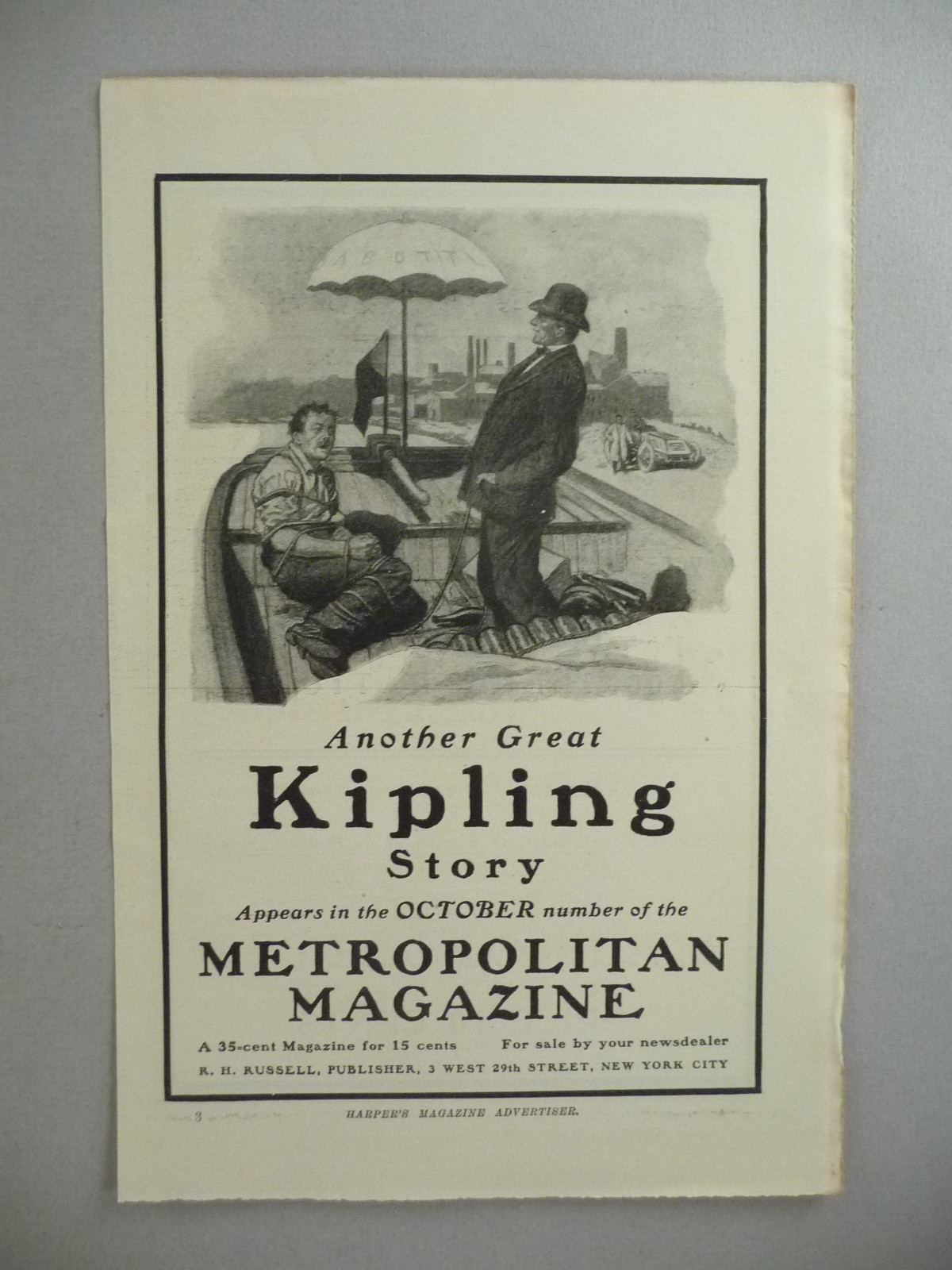 Rudyard Kipling Magazine Short Story LOT of 3 PRINT AD - 1904 | eBay