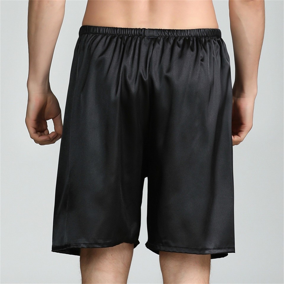 Men Pajamas Trunks Soft Loose Fit Boxer Shorts Lounge Sleepwear ...