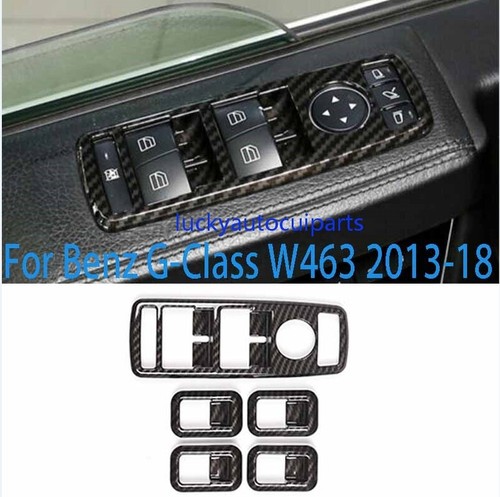 For Benz G-Class W463 2013-2018 Carbon Fiber Window Lift Panel Switch ...