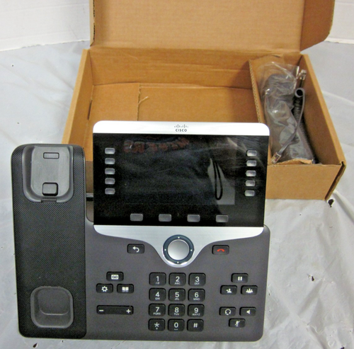 Cisco CP-8841 IP Phone, Stand, Power Adapter and Handset all Included ...