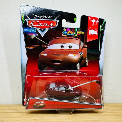 Disney Pixar Diecast Cars - Andrea Press Maroon Hatch Reporter with Mic ...
