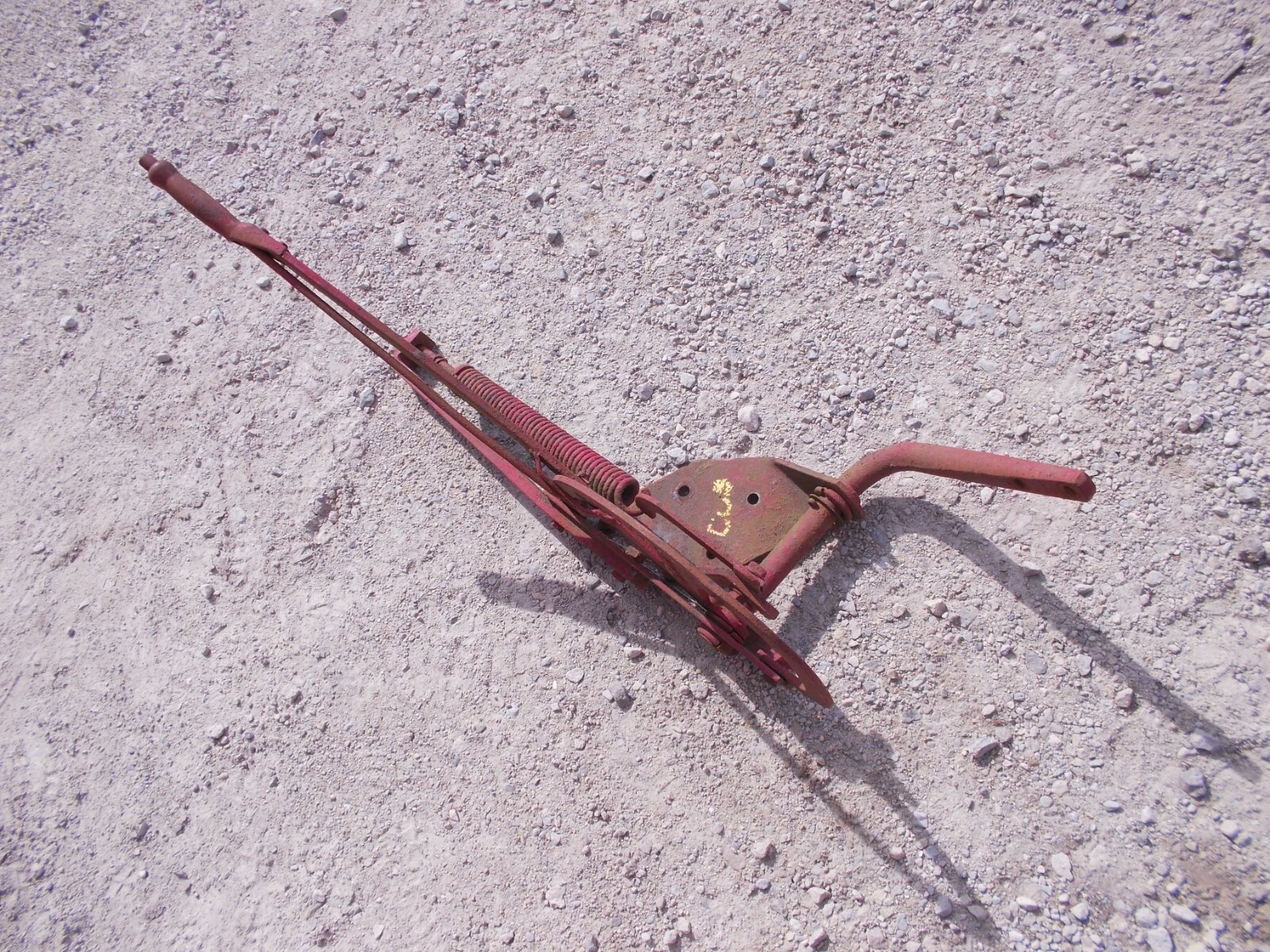 Farmall IH Cub tractor rear spring loaded implement hand lift | eBay