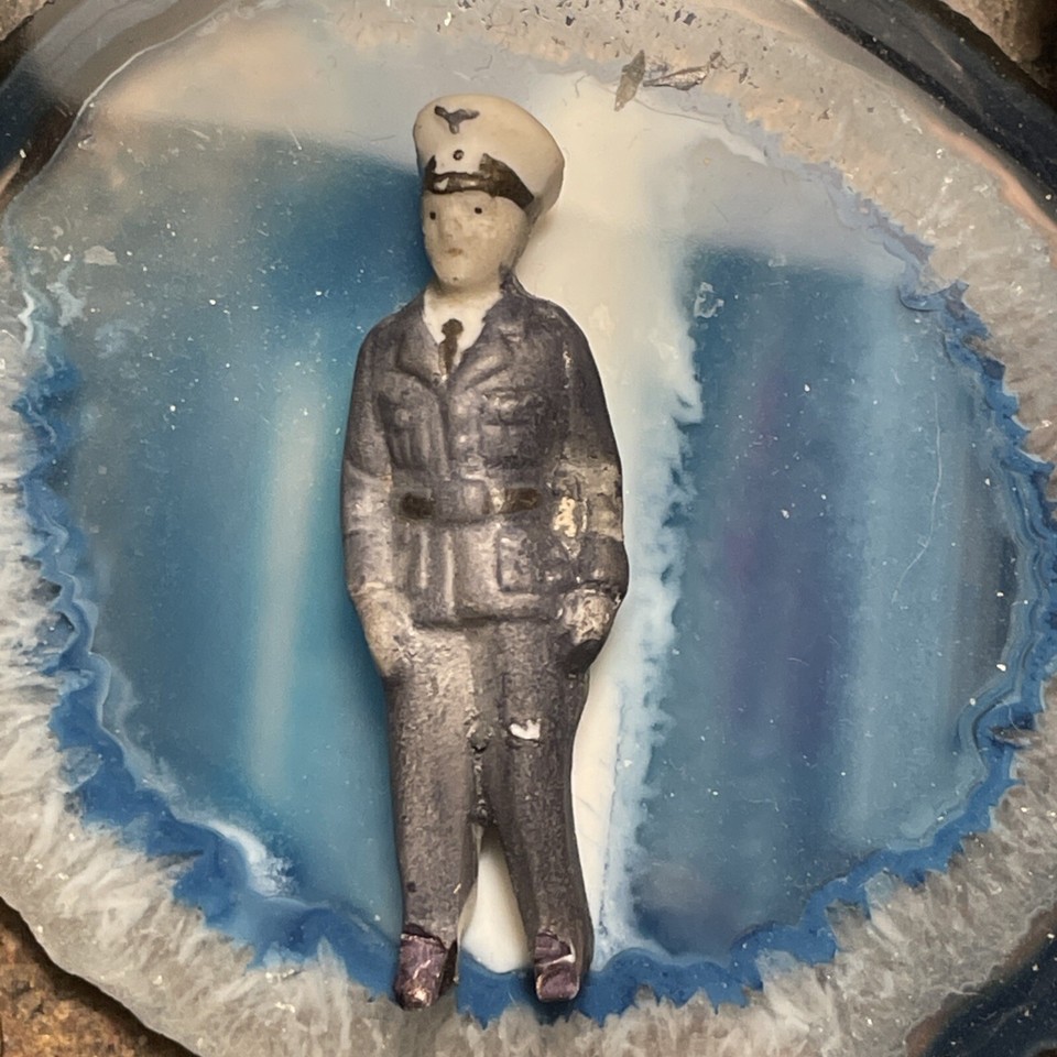 Original WWII WW2 Luftwaffe German Pilot Uniform Badge pin Donation ...