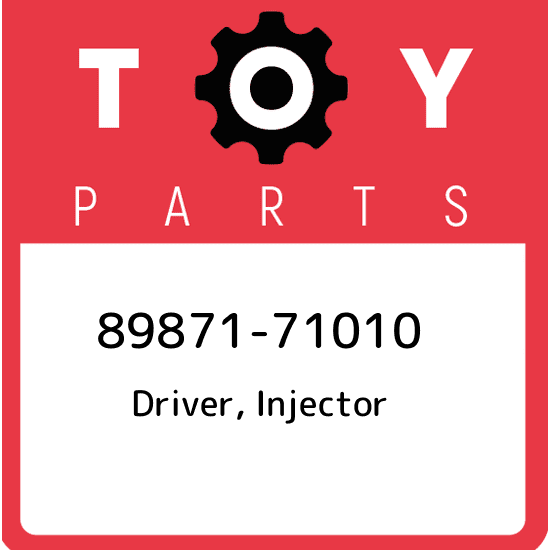 89871-71010 Toyota Driver, injector 8987171010, New Genuine OEM Part | eBay