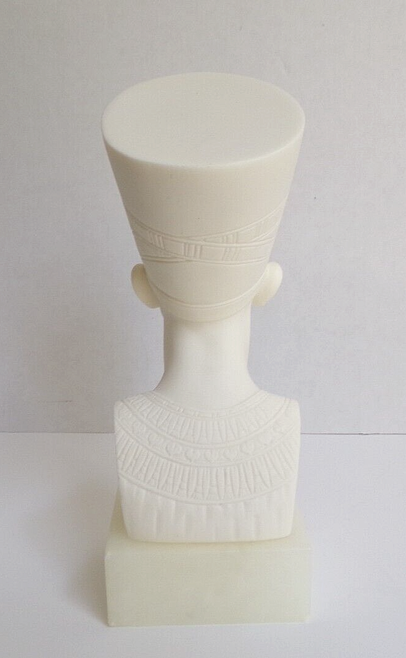 Vintage NEFERTITI A. Giannelli Egyptian Queen Alabaster Bust, Italy ...