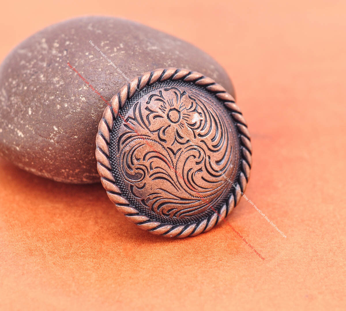 Antique Copper Conchos