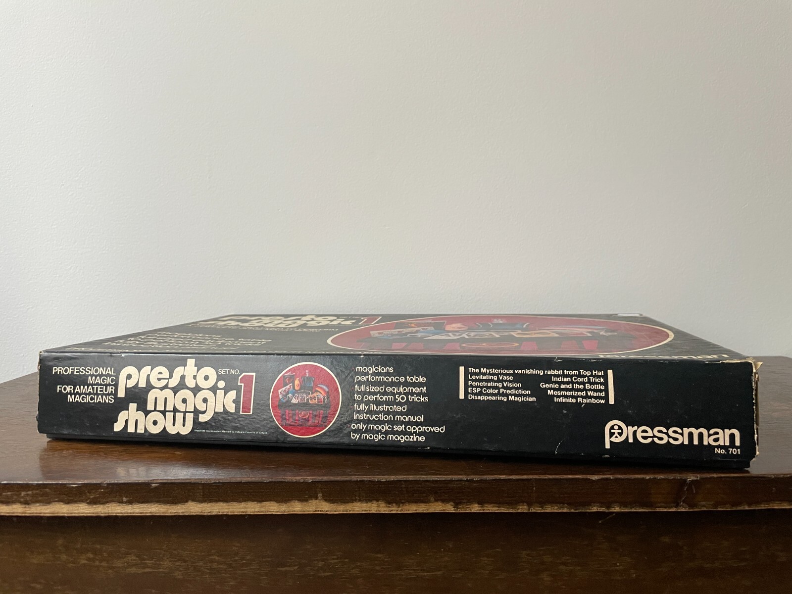 Vintage Presto Magic Show by Pressman, 1975 Performance Table & 50 ...