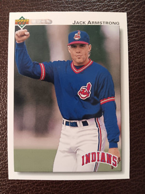 JACK ARMSTRONG INDIANS 1992 UPPER DECK BASEBALL CARD #789 | eBay