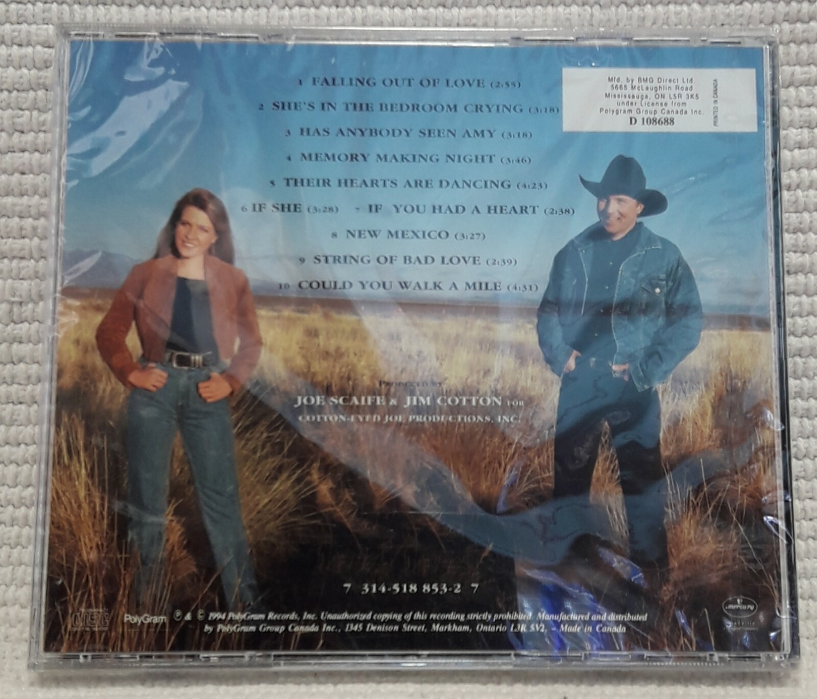 John and Audrey Wiggins self titled PolyGram Records 1994 CD BRAND NEW ...