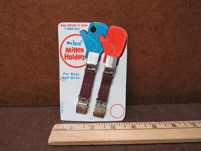 VTG Mitten Glove DeLuxe Holders Boys Girls Keep Mittens USA NOS | eBay
