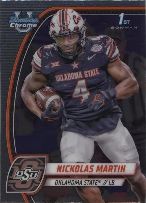 2024 Bowman University Chrome - Nickolas Martin #199 (RC) for sale ...