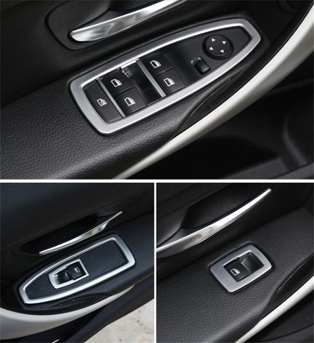 For BMW 3 4 Series 3GT F30 F34 2013-19 Silver ABS Window Lift Switch ...