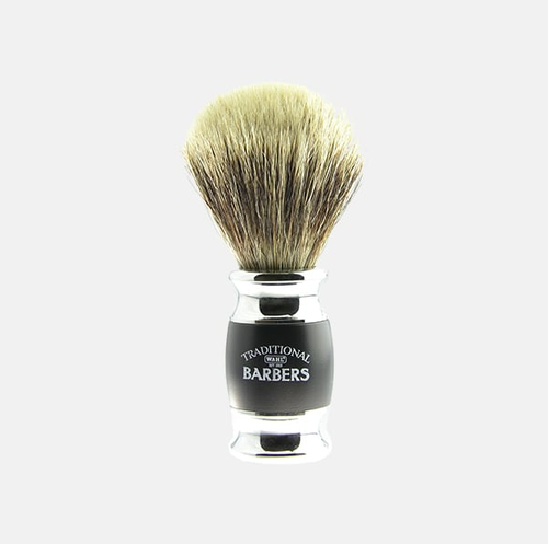 Japan WALL Shaving Brush Silver Tip Blend Hairdresser Item Razor Brush ...