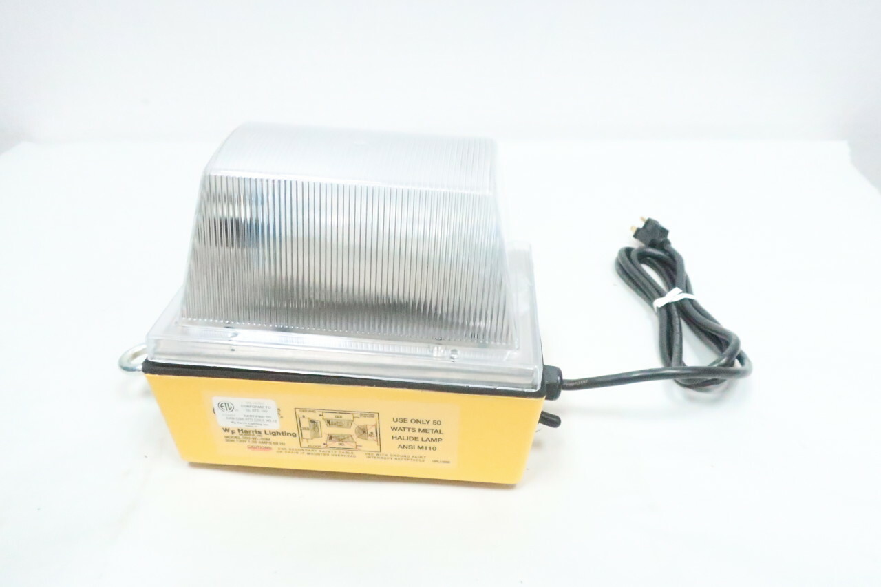 W F Harris Lighting 300WL50MH Portable Work Light MH 50w Yellow for ...