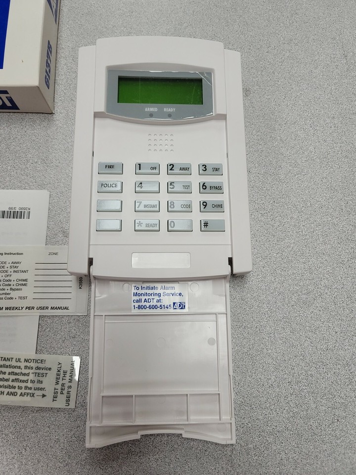 Honeywell Ademco 6137B ADT LCD Keypad for Vista 10P, 15P and 20P Panels ...