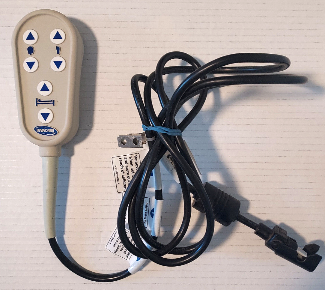Invacare Hospital Bed Remote 6 Button 3 Function WSHP003-2 | eBay