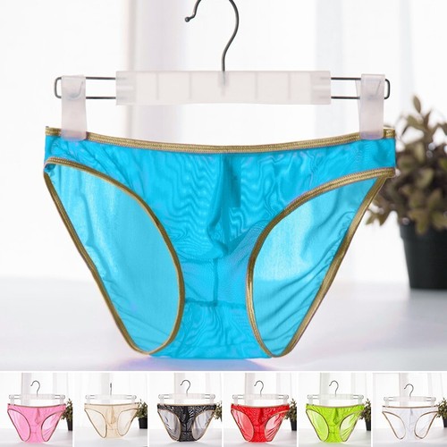 Lingerie Underwear Briefs Sheer Transparent Underpants Trunks ...