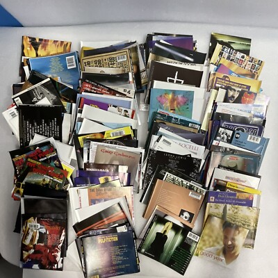 Big Lot Of Music CD Paper Inserts All Genres Collectible Album Art ...