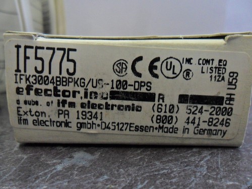 New IFM Proximity Sensor IF5775 IFK3004BBPKG 10-36vdc NIB | eBay