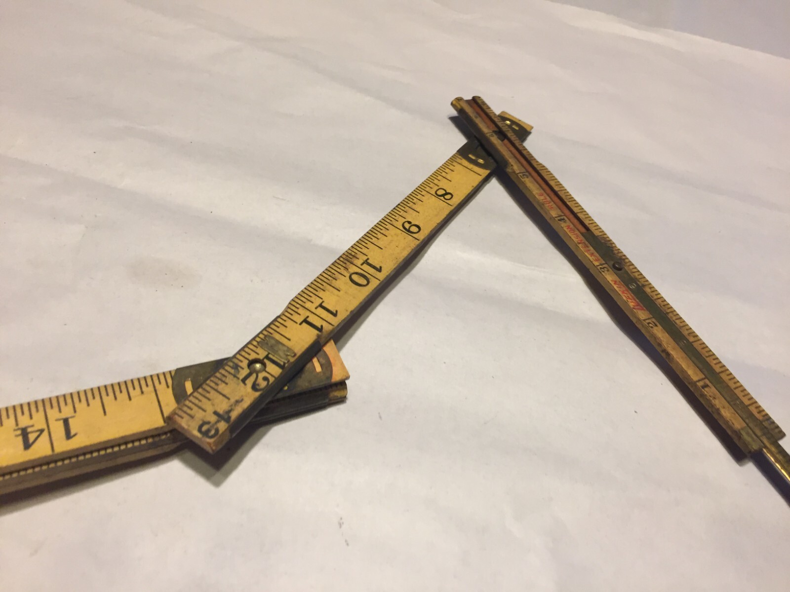Vintage Lufkin folding (6 ft. -72") ruler with extension (No. X46) | eBay