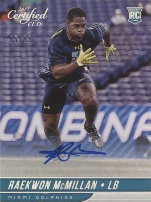 2017 Panini Certified Cuts - Rookies Raekwon McMillan #187 Scripts ...