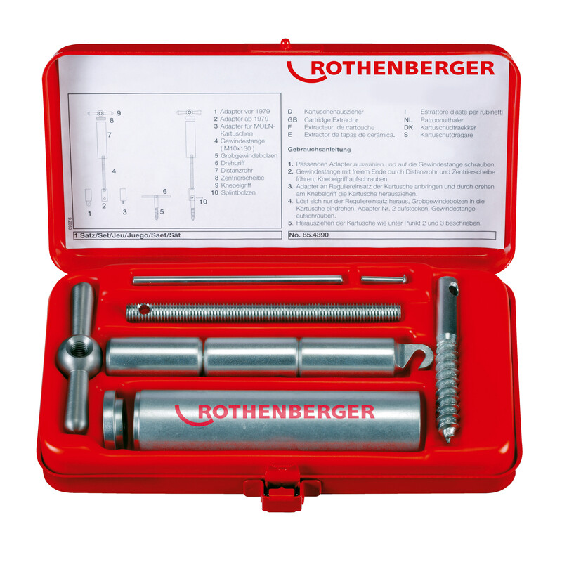 Rothenberger Cartridge Extractor Set, 9 pcs. 854390 | eBay