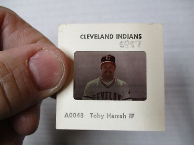 Vintage 1970's Toby Harrah Cleveland Indians Negative Slide 2 Inches | eBay