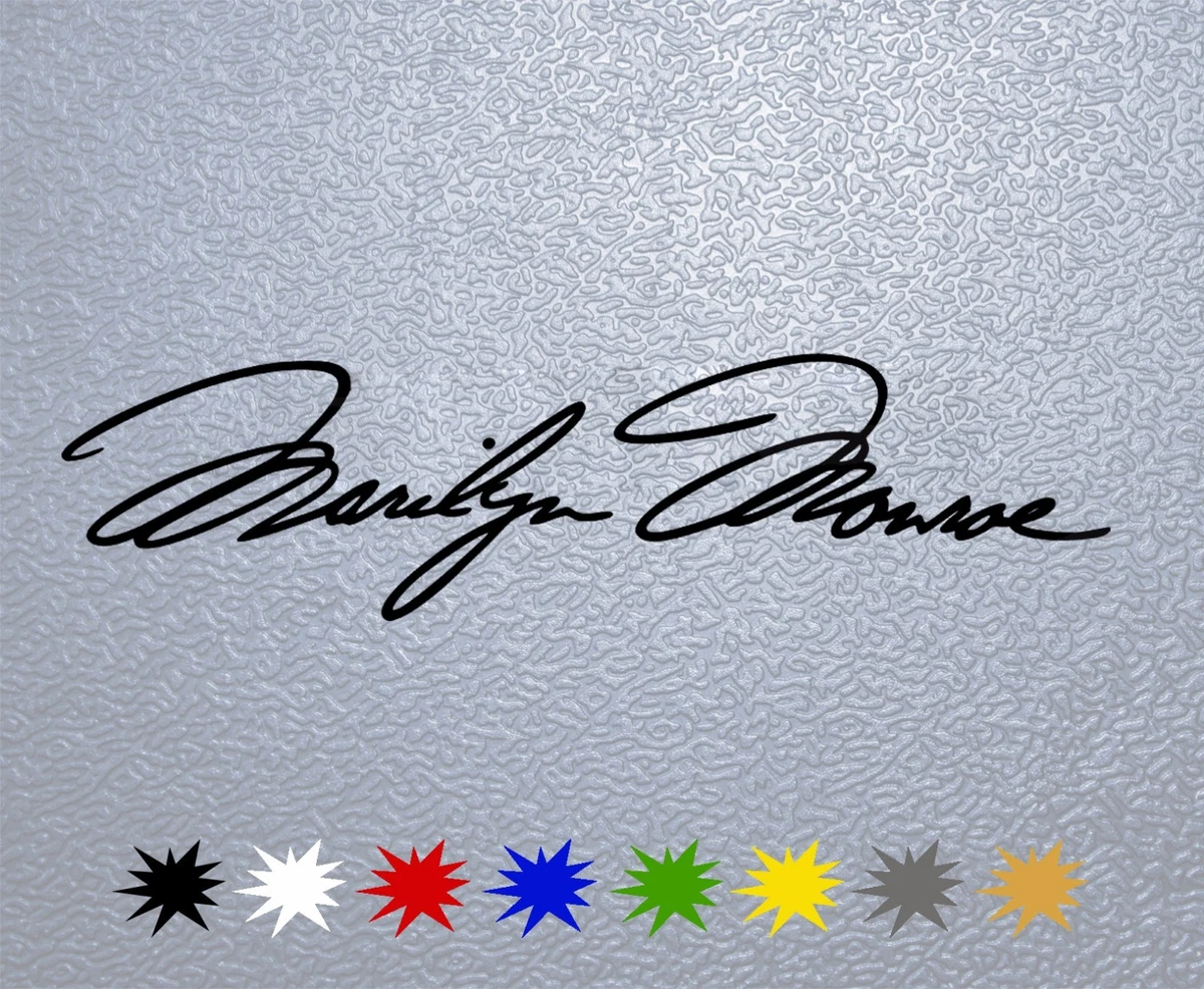 Marilyn Monroe Autograph Tattoo