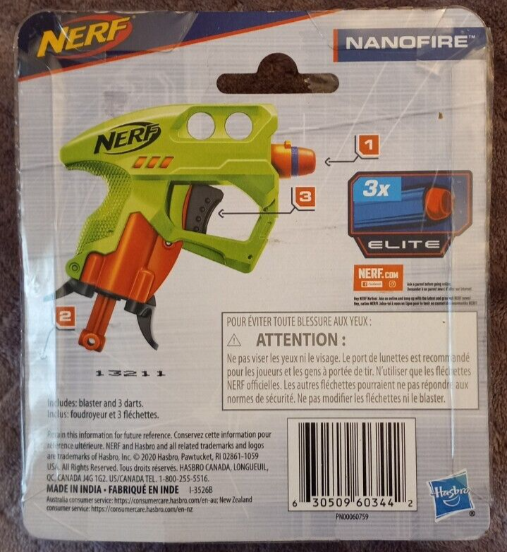 Nanofire Nerf Dart Gun Green NEW | eBay