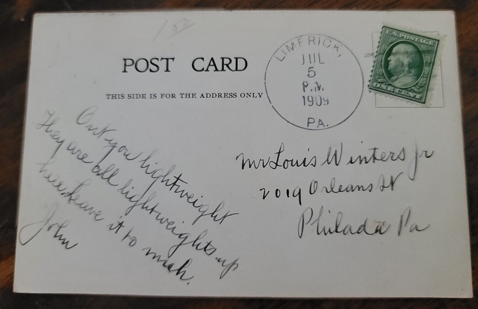 Perkiomen Bridge Built 1798 Collegeville PA Postcard 1909 Undivided | eBay