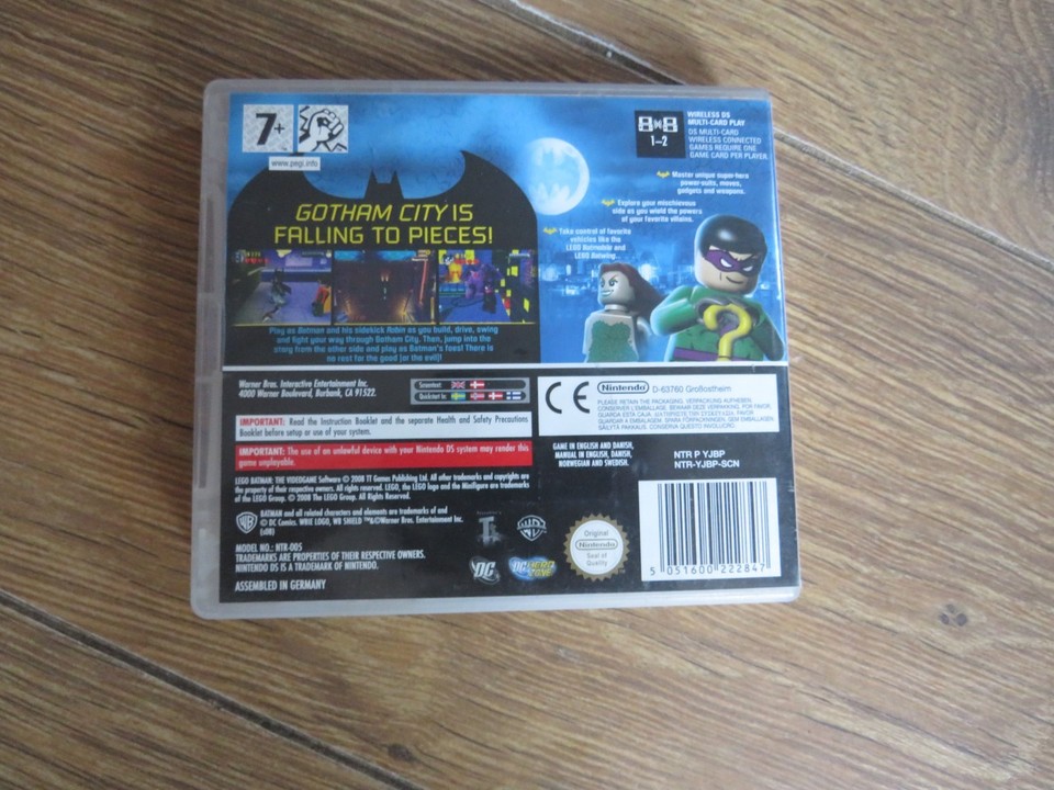 LEGO Batman: The Videogame (Nintendo DS, uk tracked delivery | eBay