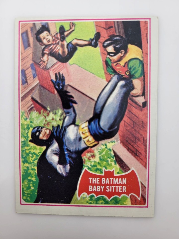 1966 Topps Batman Red Bat Complete Penguin Puzzle Back Trading Card Lot ...