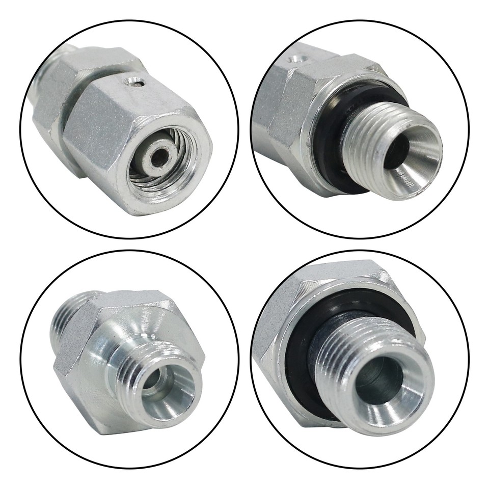 M14 Bi-Directional Hydraulic Flow Control Valve For Chinese Mini ...