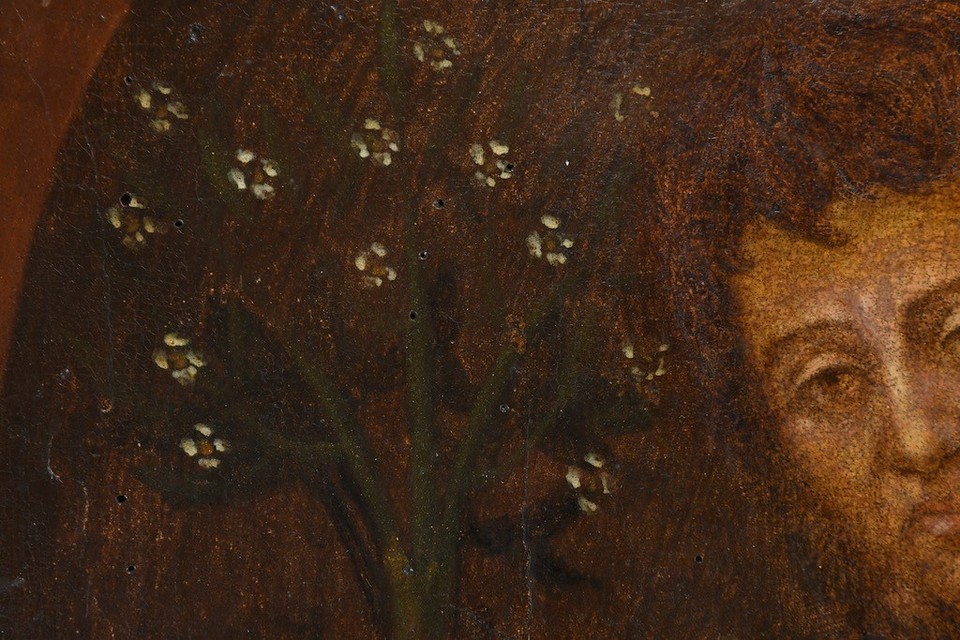 Q50F08- Renaissance Tafelbild Heiliger 17.Jh | eBay.de