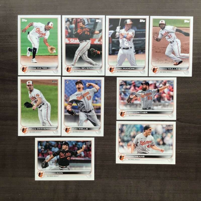 2022 Topps Series 1 Baseball Baltimore Orioles Base MLB Hand Collated ...
