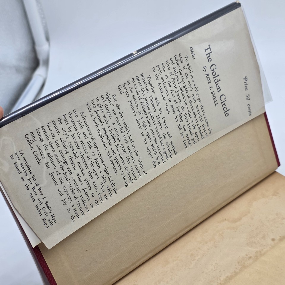 The Golden Circle by Roy J. Snell (1931, Reilly & Lee) Girls Mystery HC ...