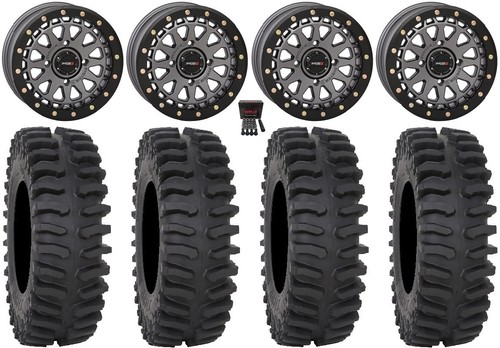 System 3 SB-6 15" Wheels Gm (5+2) 35" XT400 Tires Can-Am Commander ...