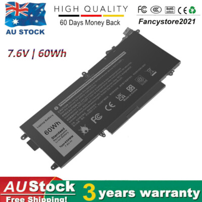 Battery K5XWW for Dell Latitude 7389 7390 5289 E5289 2-in-1 L3180 ...