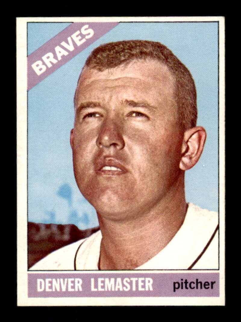 1966 Topps #252 Denny LeMaster VG/VGEX Braves 555052 | eBay