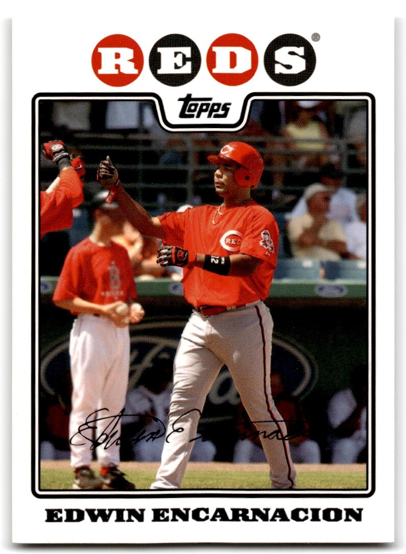 2008 Topps Edwin Encarnacion Cincinnati Reds #21 | eBay