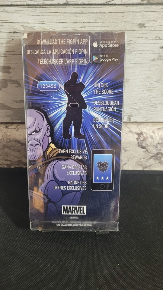 FIGPIN XL Marvel Avengers Infinity War THANOS 6 Inch Enamel Pin X1 ...