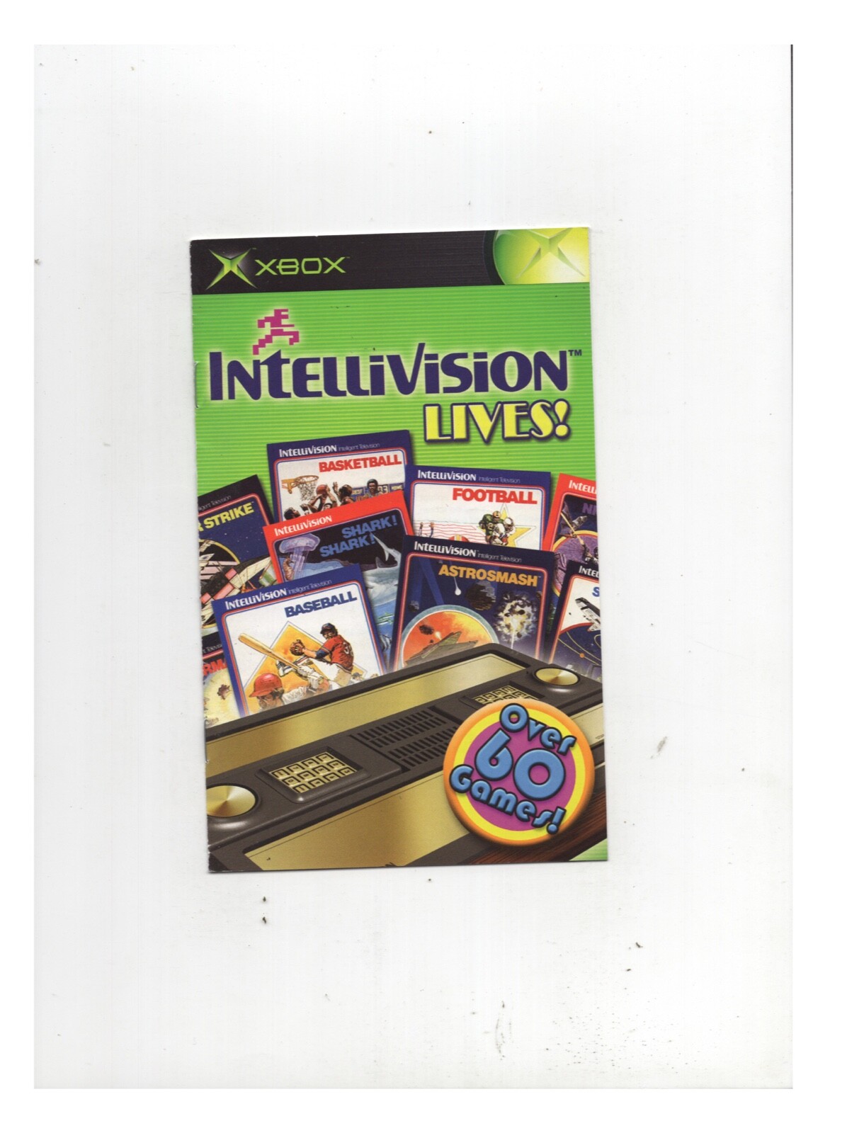 Intellivision Lives Original Xbox MANUAL ONLY Authentic No Tracking | eBay