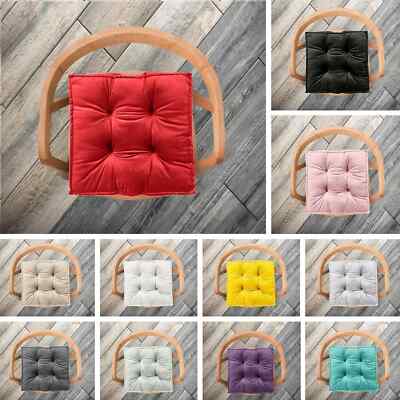 Velvet Chair Booster Cushion Pad Cotton Thick Firm Seat Cushion Riser ...