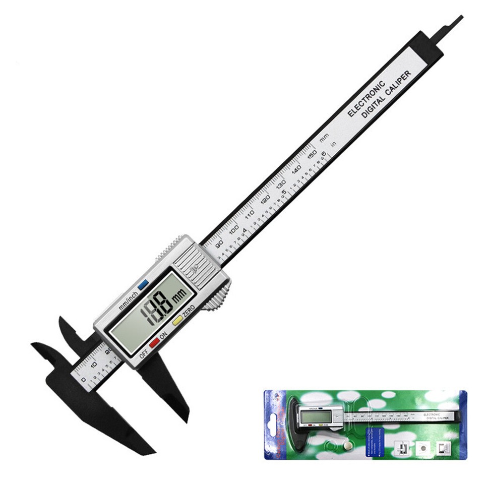 6" 0-150mm LED Digital Caliper Vernier Micrometer Electronic Ruler ...