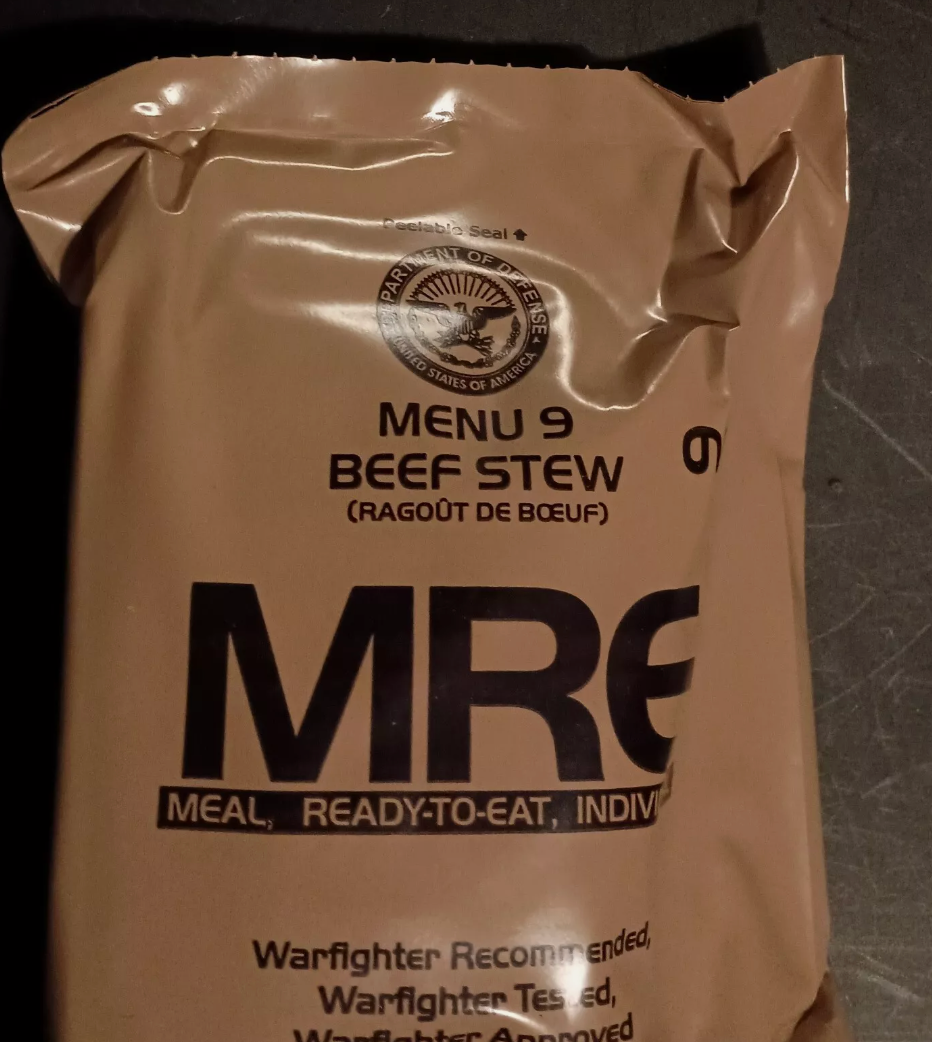 New SEALED Military MRE MENU 9 Beef Stew | eBay