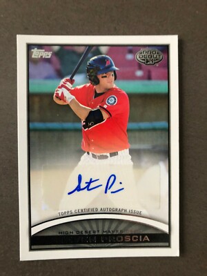 Seattle Mariners STEVEN PROSCIA autographed 2012 Topps - Certified | eBay
