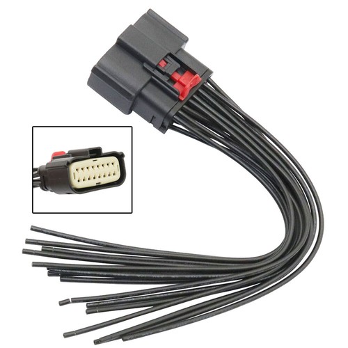 New Fit 2013-2016 Ford Fusion Headlight Halogen Connector Plug Pigtail ...